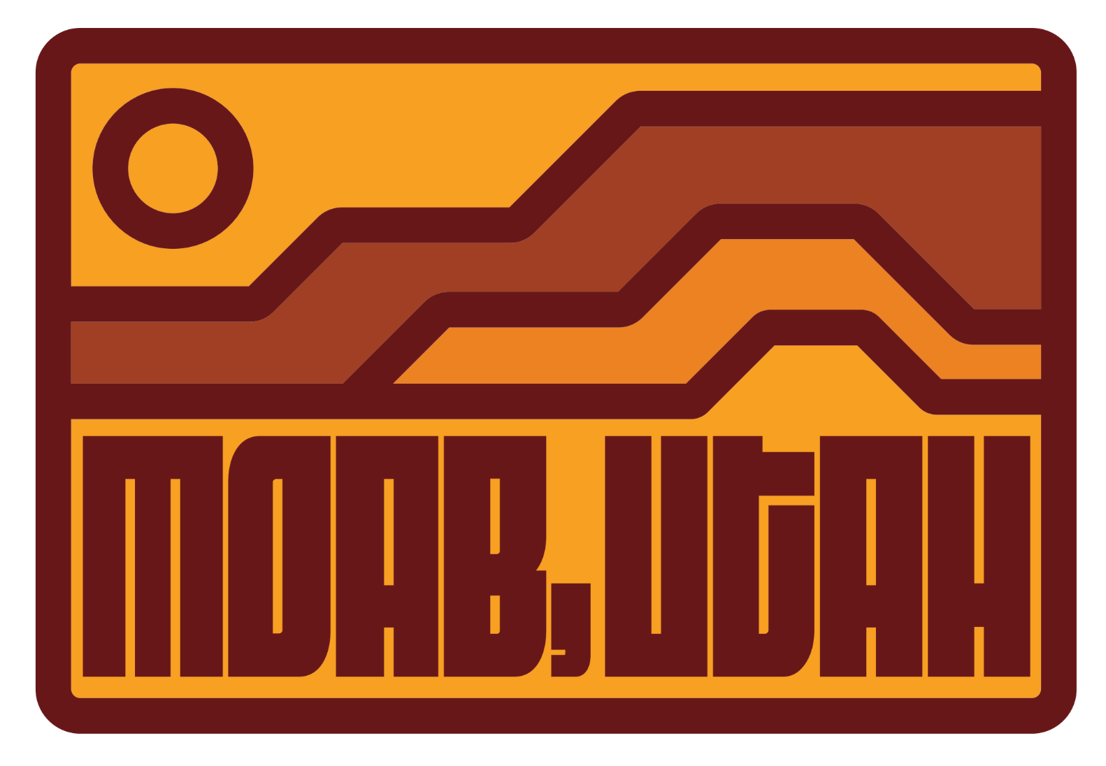 Moab Buttes Sticker | Simply Moab