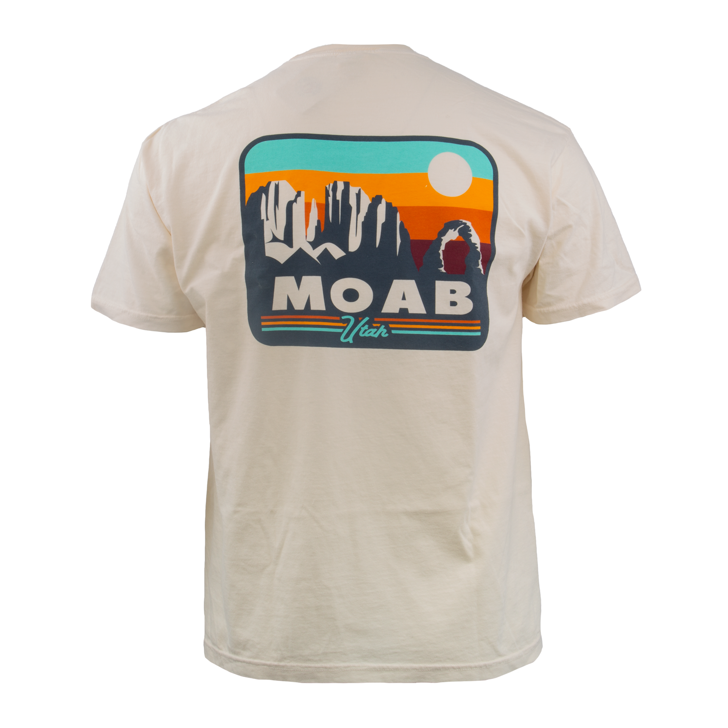 Retro Mountain Screen Adult T-Shirt | Simply Moab